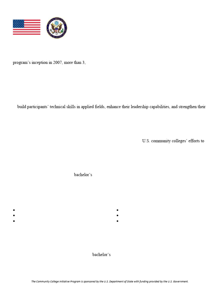 CCI Program AY 2025 2026 Application | PDF | Test Of English As A ...