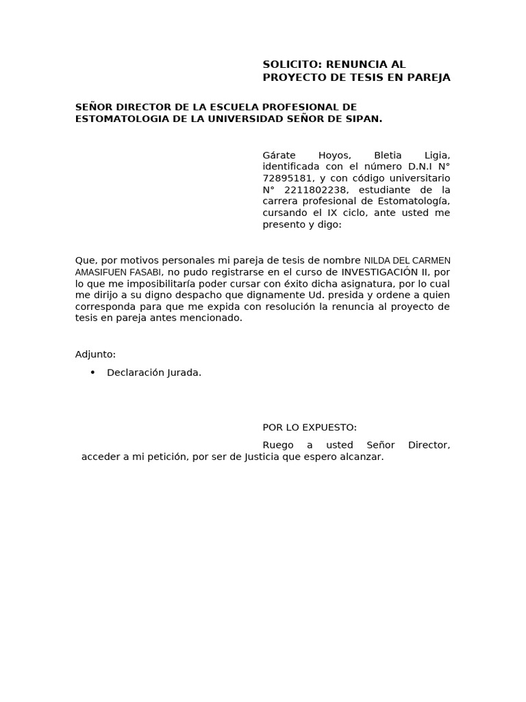 SOLICITO | PDF