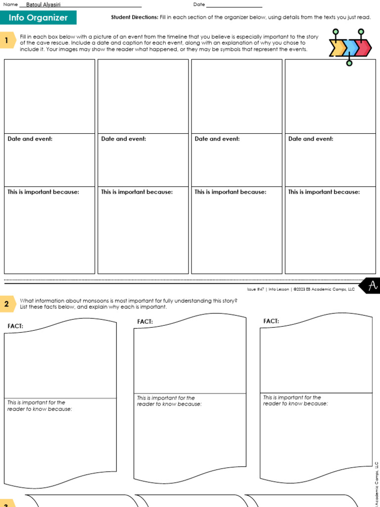 3 Info Organizer Pdf
