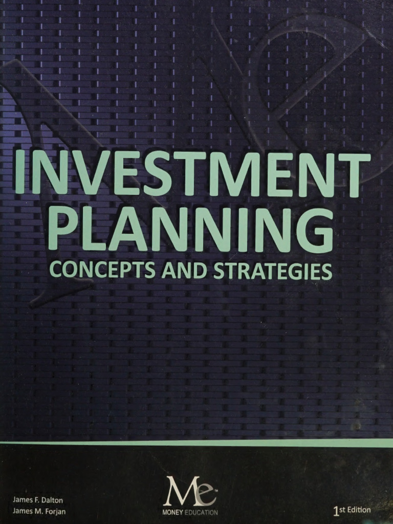 Investment Planning - Dalton, James F - , Author Forjan, James M ...