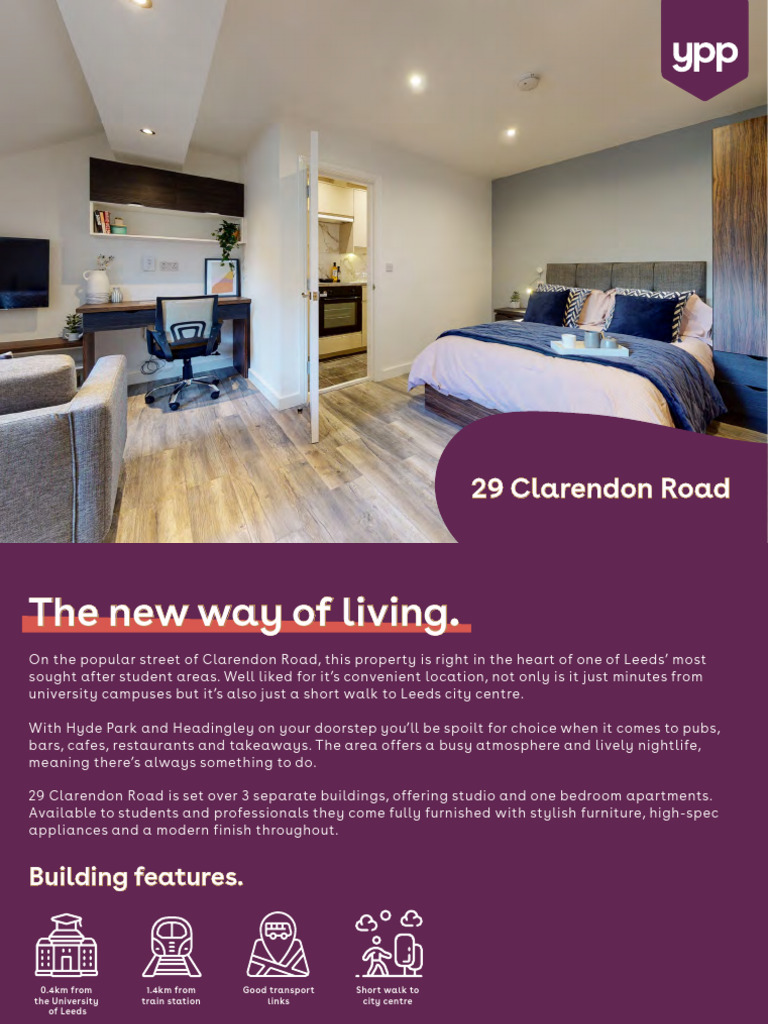 Student Flats on Clarendon Road, Leeds | PDF | Building Engineering ...