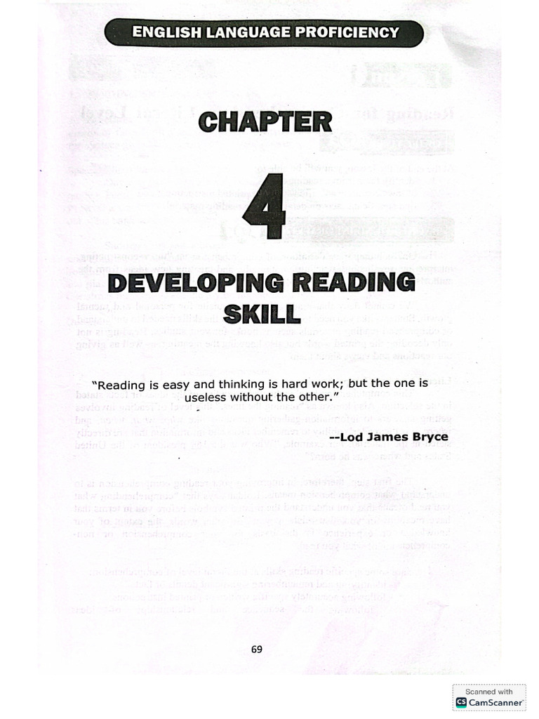 ELP Module Reading Skills | PDF