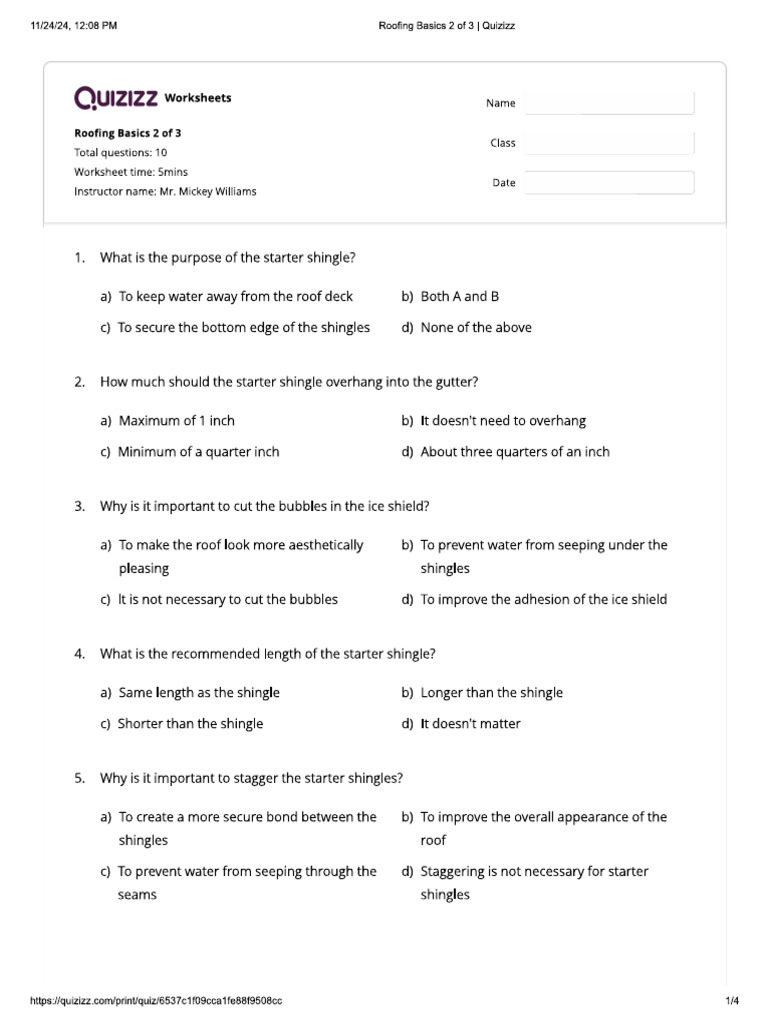 Roofing Basics 2 of 3 | PDF