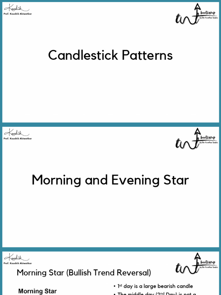 Star Candlestick Patterns | PDF