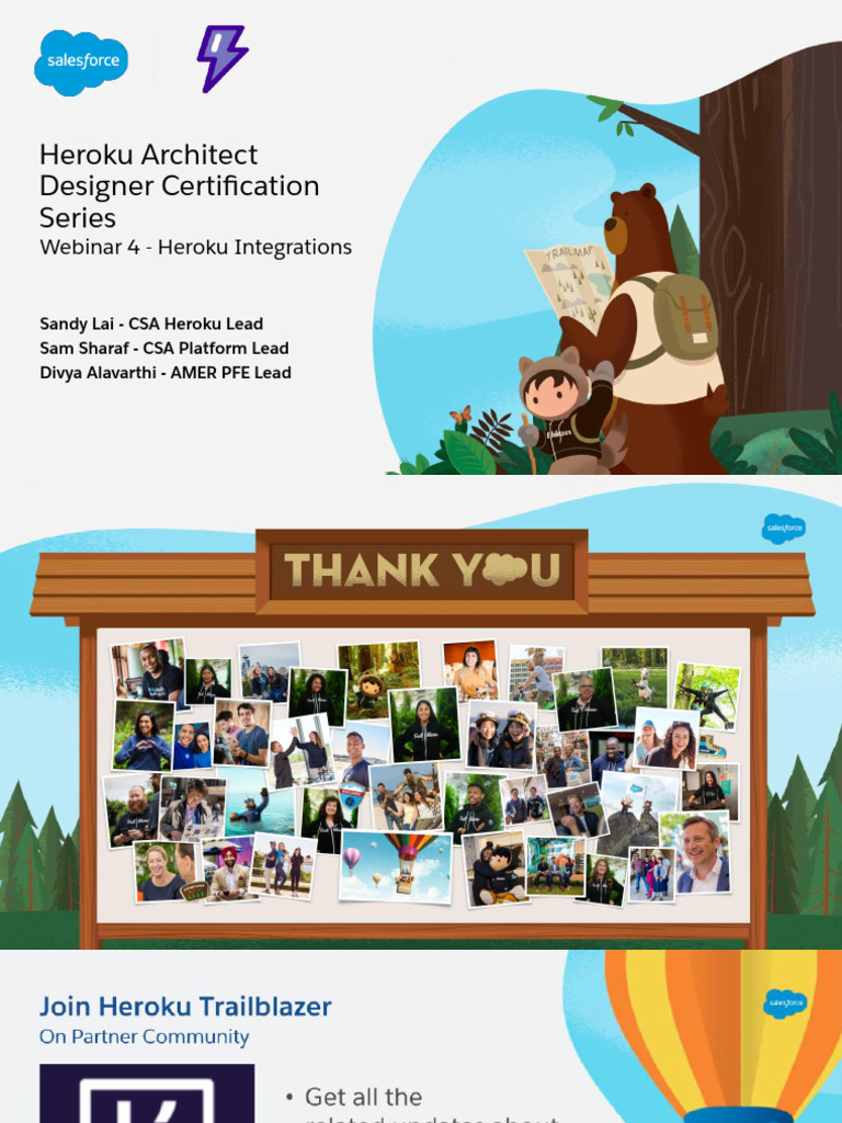 Heroku Architecture Cert Prep Webinar 4 - Heroku Integrations | PDF | Postgre Sql | Cloud Computing