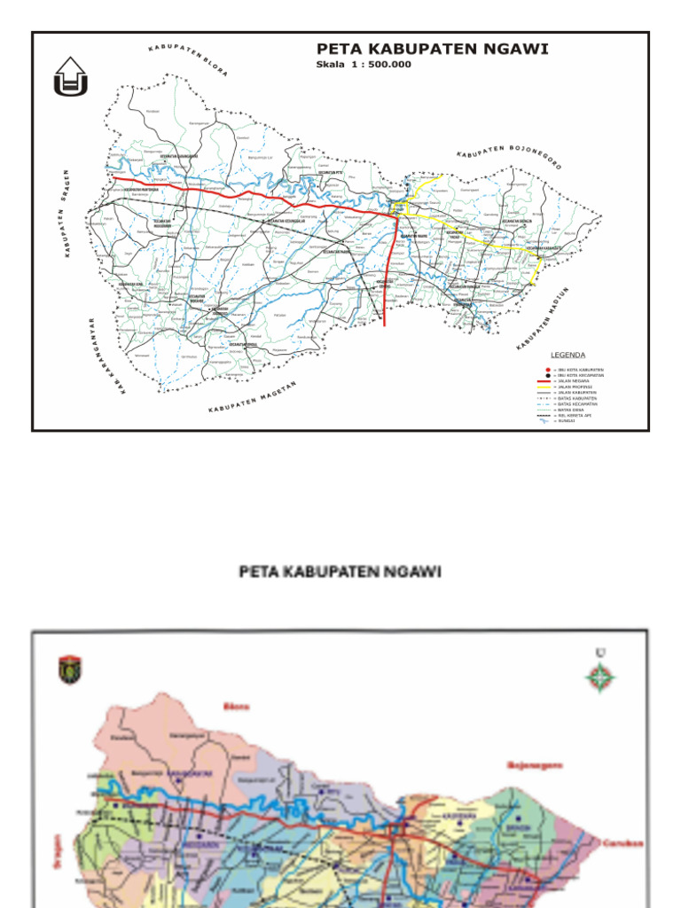 Peta Kabupaten Ngawi | PDF