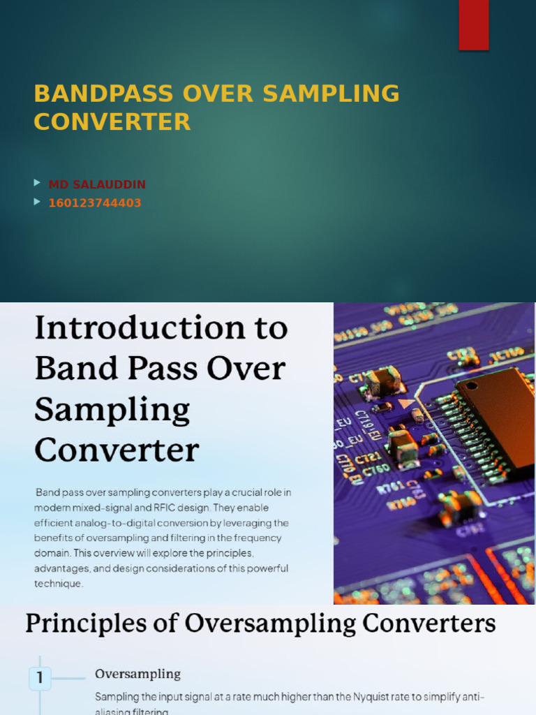 Bandpass Over Sampling Converter-403 | PDF