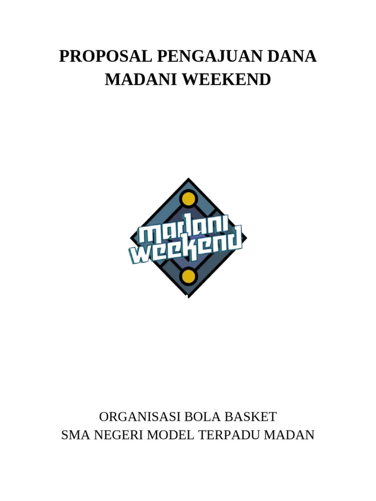 Proposal Pengajuan Dana Basket | PDF