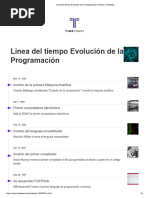 Línea de Tiempo de Lenguajes de Programación | PDF | Lenguaje de ...