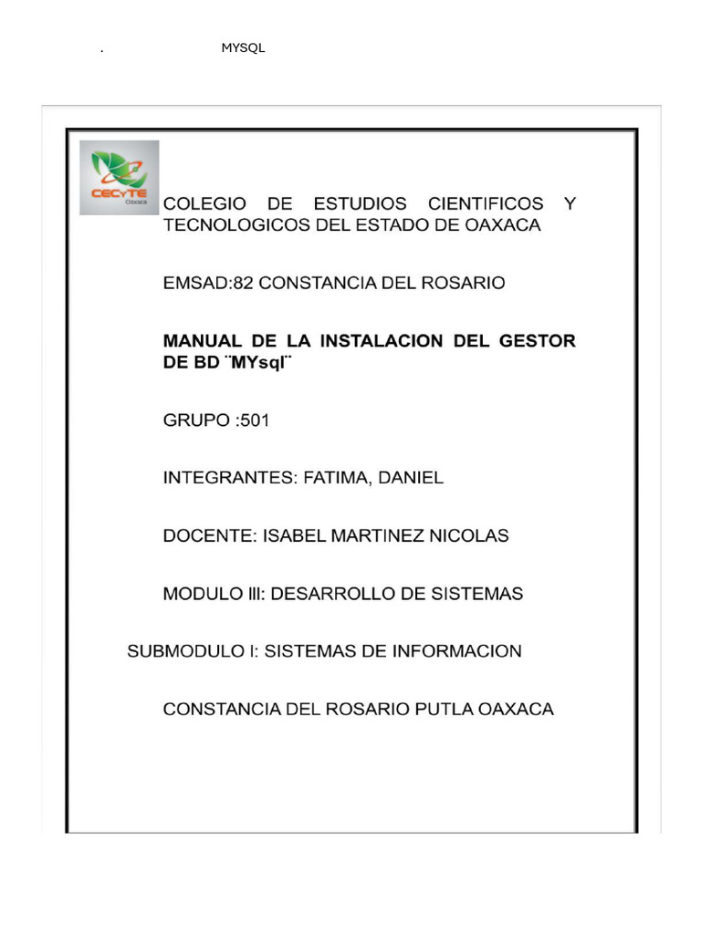 Wa0012. | PDF | Mi sql | Software de Microsoft