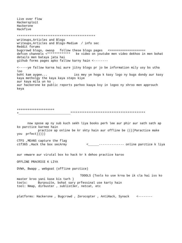 For Bug Bounty Youtube Channels | PDF