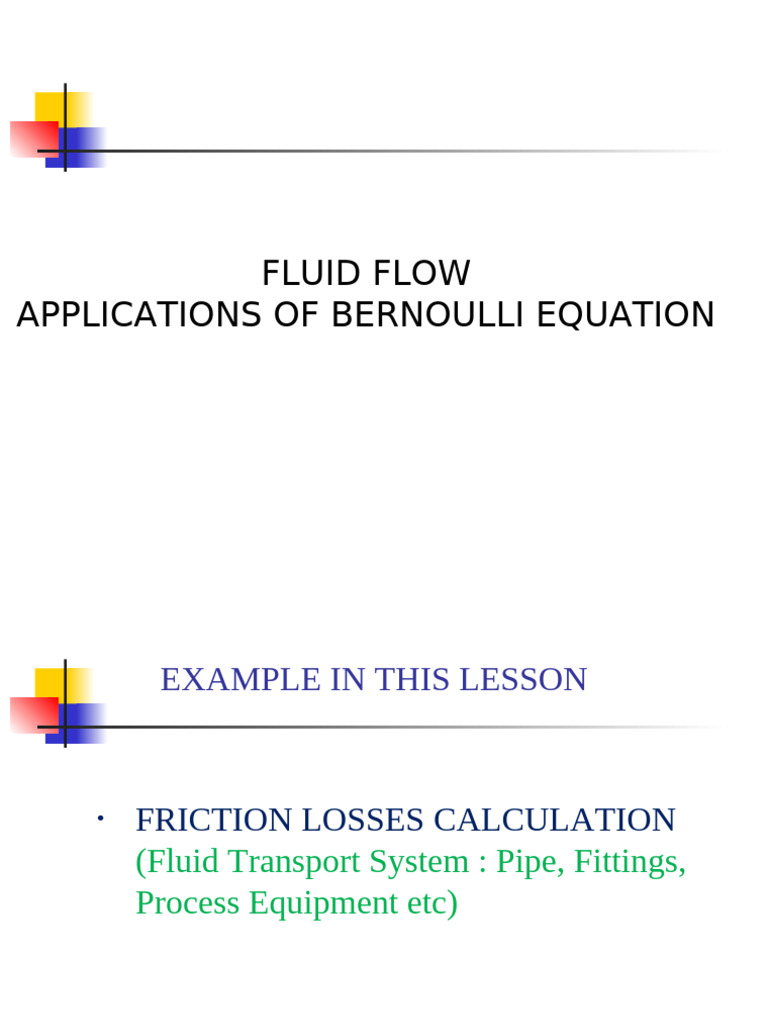 2023 Lect2a Intro of Fluid FLow | PDF | Density | Pump