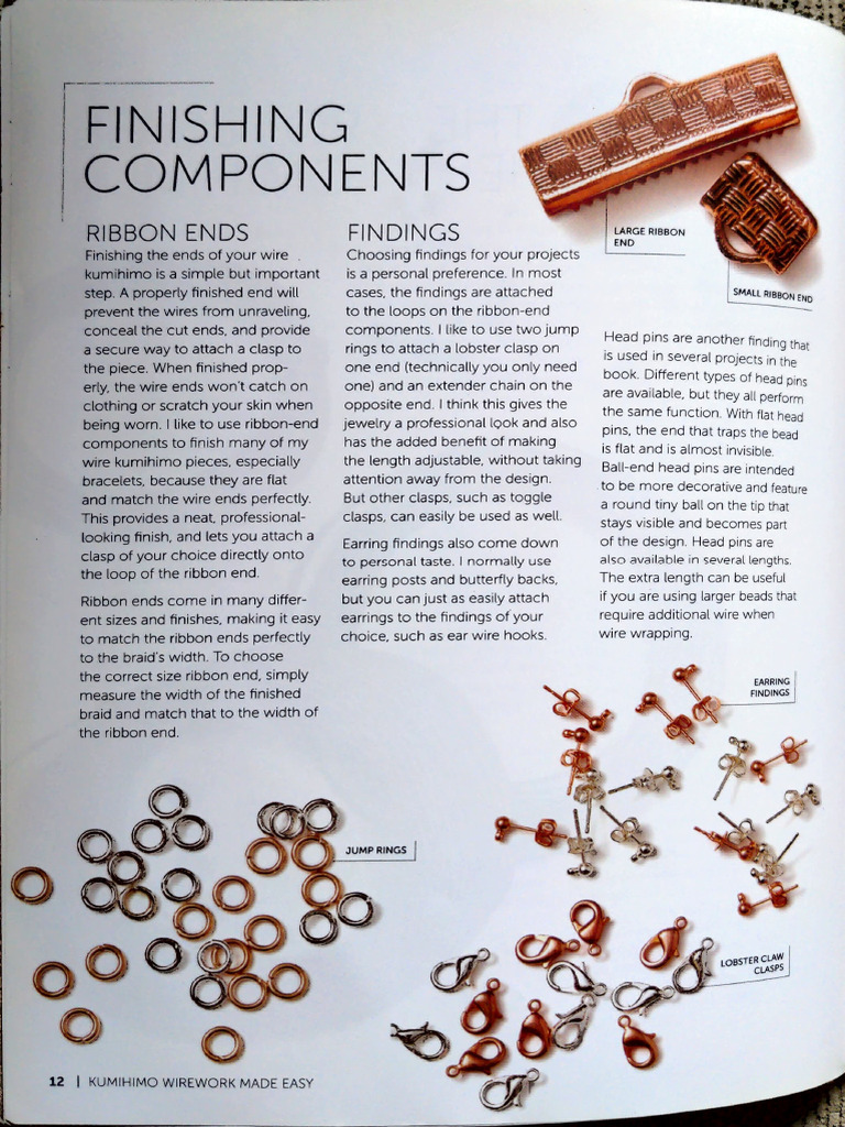 Kumihimo Wirework (1) - 8 | PDF | Wire | Clothing