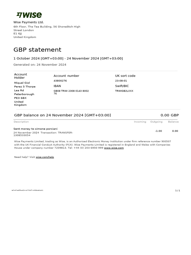 statement-6 образец - копия | PDF