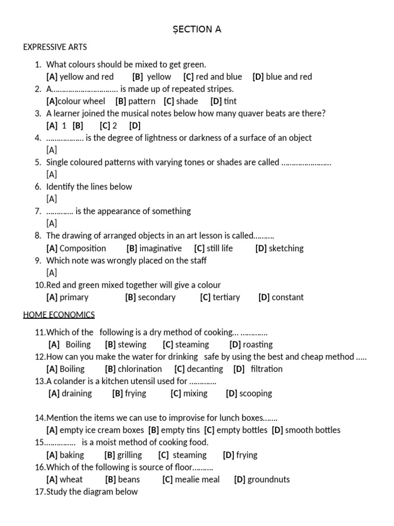 Grade 7 CTS Test | PDF