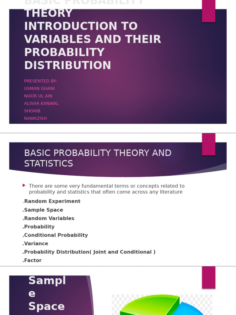 Basic Probability Theory | PDF | Statistics | Probability Distribution
