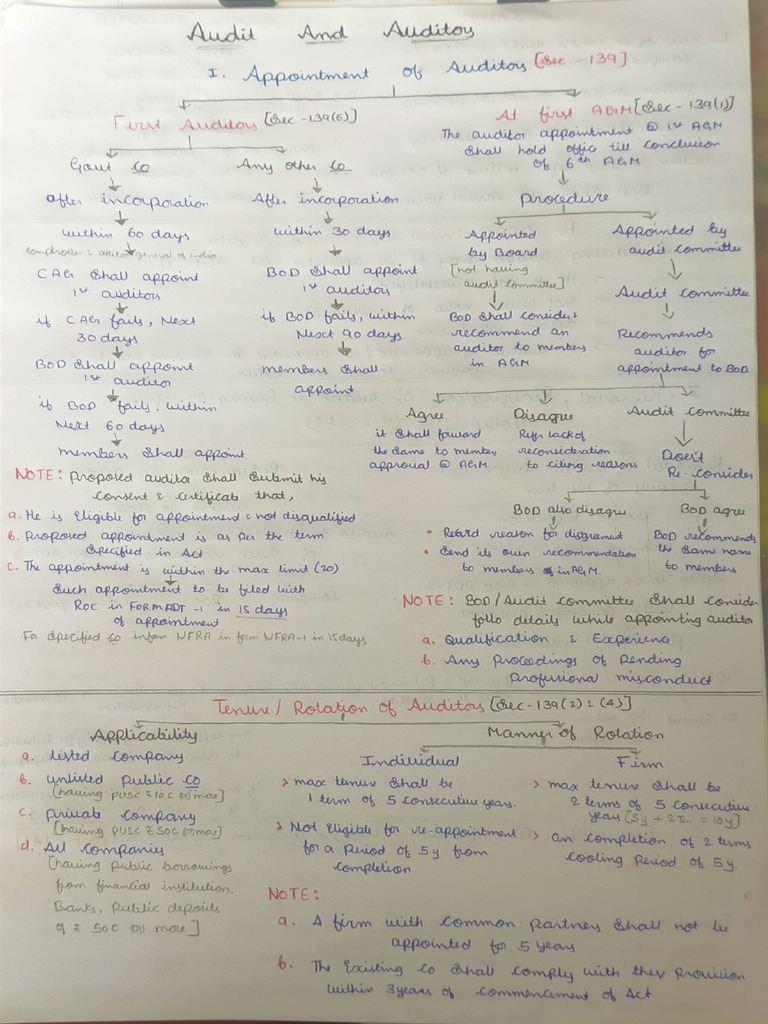 CA Inter Audit&Auditors 2024-25 | PDF