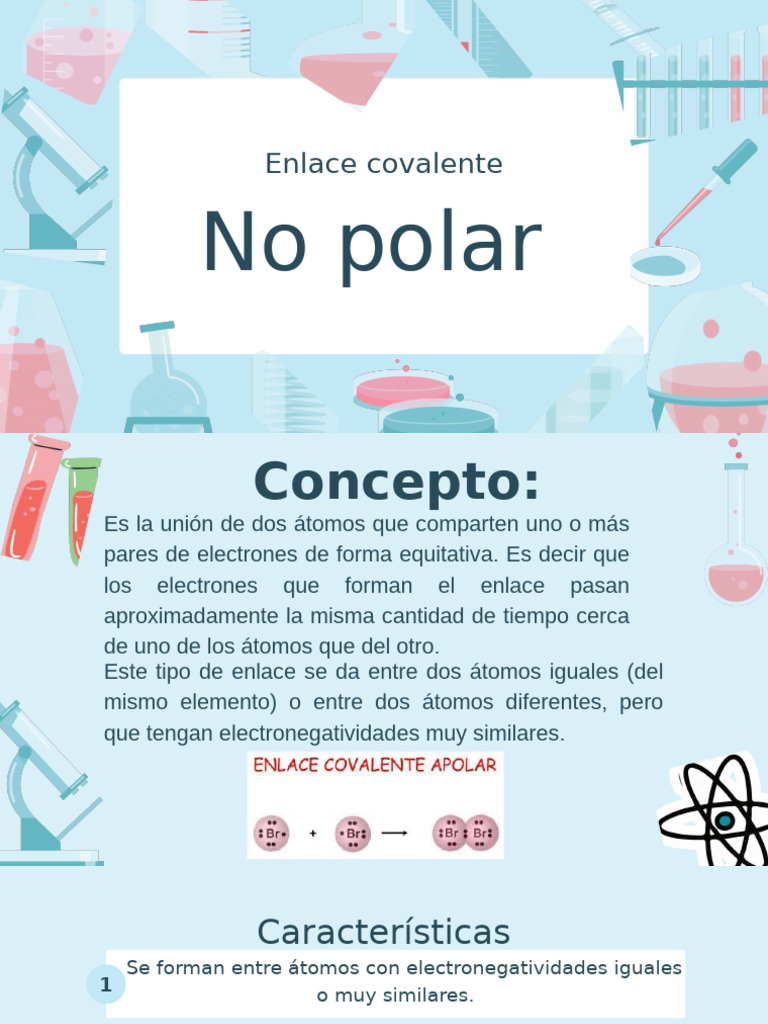 Enlace Covalente No Polar | PDF | Métodos y materiales de enseñanza ...