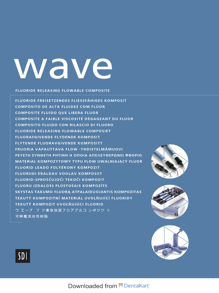 Sdi - Wave Flowable Composite | PDF | Dentistry Branches | Dentistry