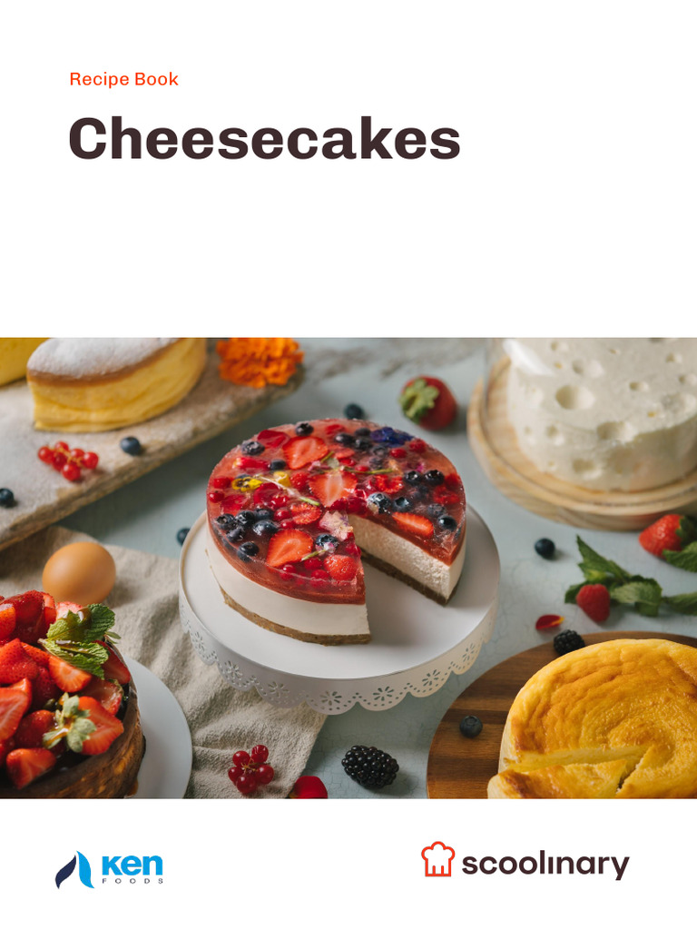 EN Recipe Book Cheesecakes | PDF | Cakes | Cheesecake