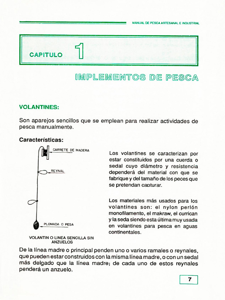 Implementos de Pesca PDF | PDF