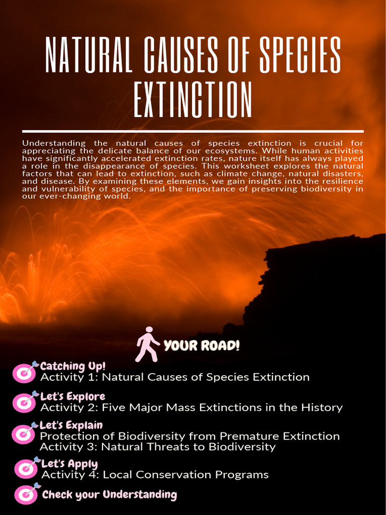 Natural Causes of Species Extinction | PDF | Biodiversity | Extinction