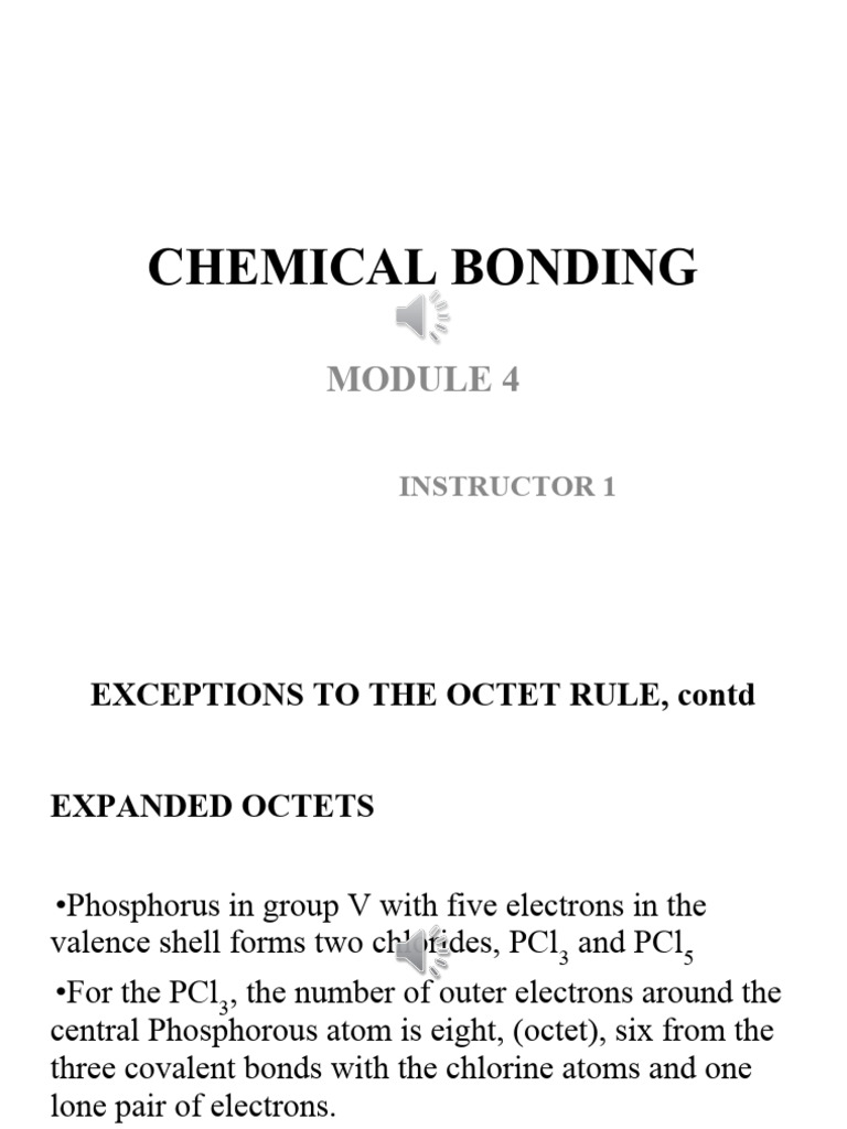 Chemical Bonding 4 | PDF | Chemical Bond | Covalent Bond
