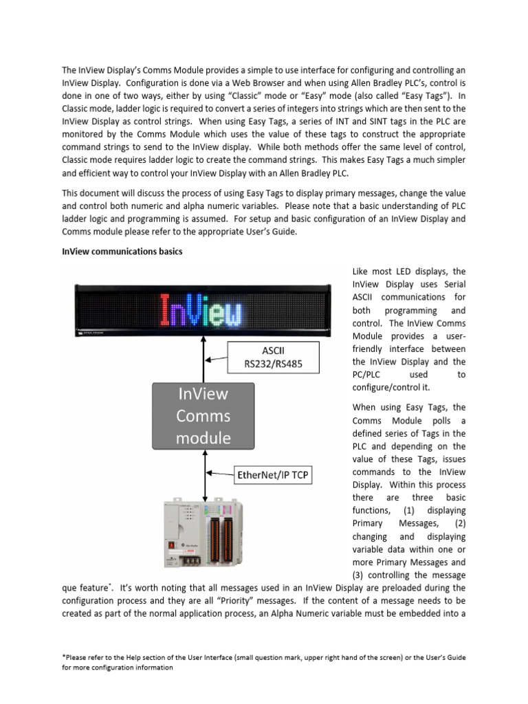 easy_tags_tutorial | PDF | Programmable Logic Controller | String (Computer Science)
