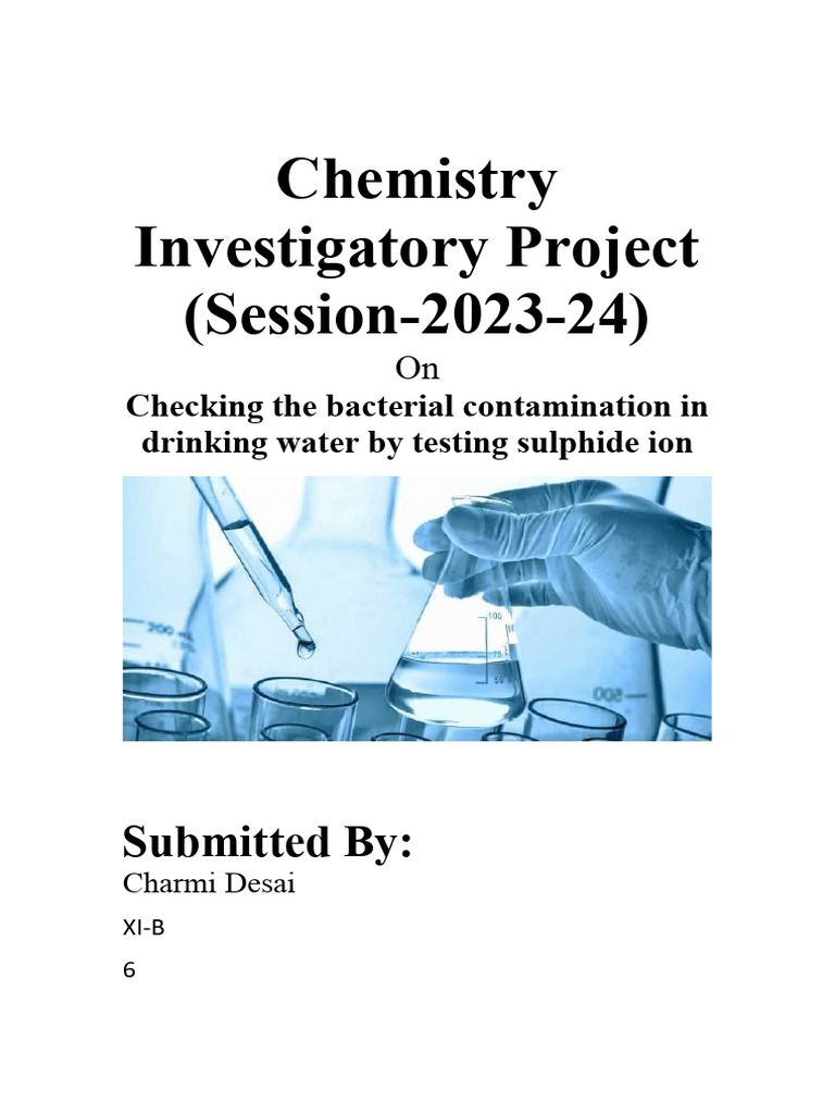 Chm | PDF | Water | Sulfide