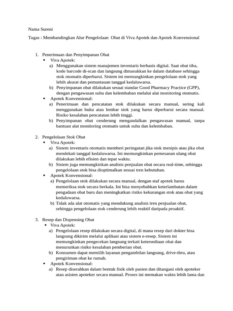 Sureni - Alurpengelolaan Obat - Apotek | PDF