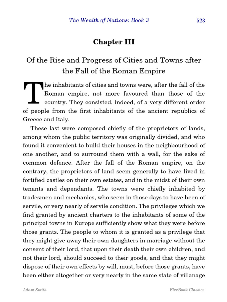 Wealth of Nations - (Chapter III) | PDF | The Wealth Of Nations | Adam ... Wealth of Nations - (Chapter III) | PDF | The Wealth Of Nations | Adam ...