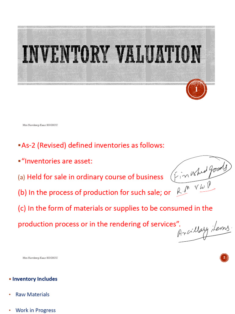 Inventory Valuation | PDF | Inventory | Financial Economics