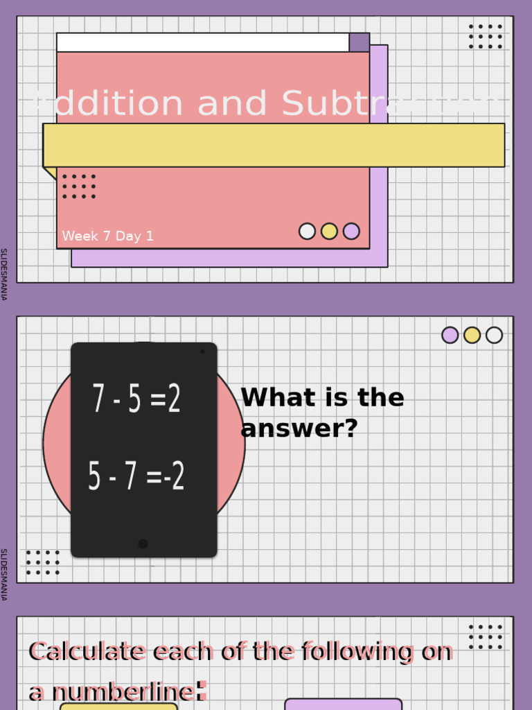 Addition and Subtraction of Positive and Negative Numbers | PDF ...
