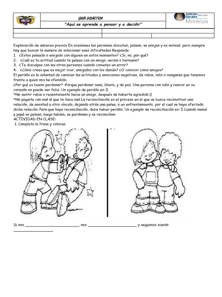 Guia Catedra de Paz Gdo.6y7 Lyda | PDF