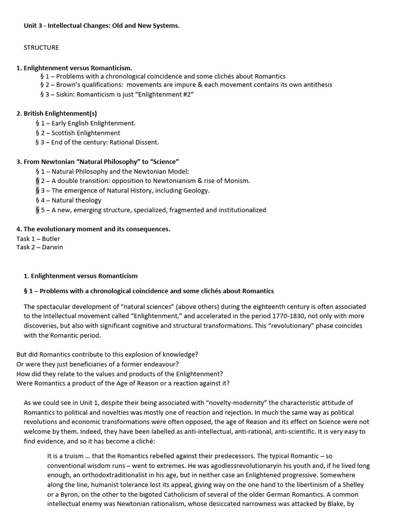 GEI LIT19 2024 2025 Handout Unit 3 | PDF | Agnosticism | Science