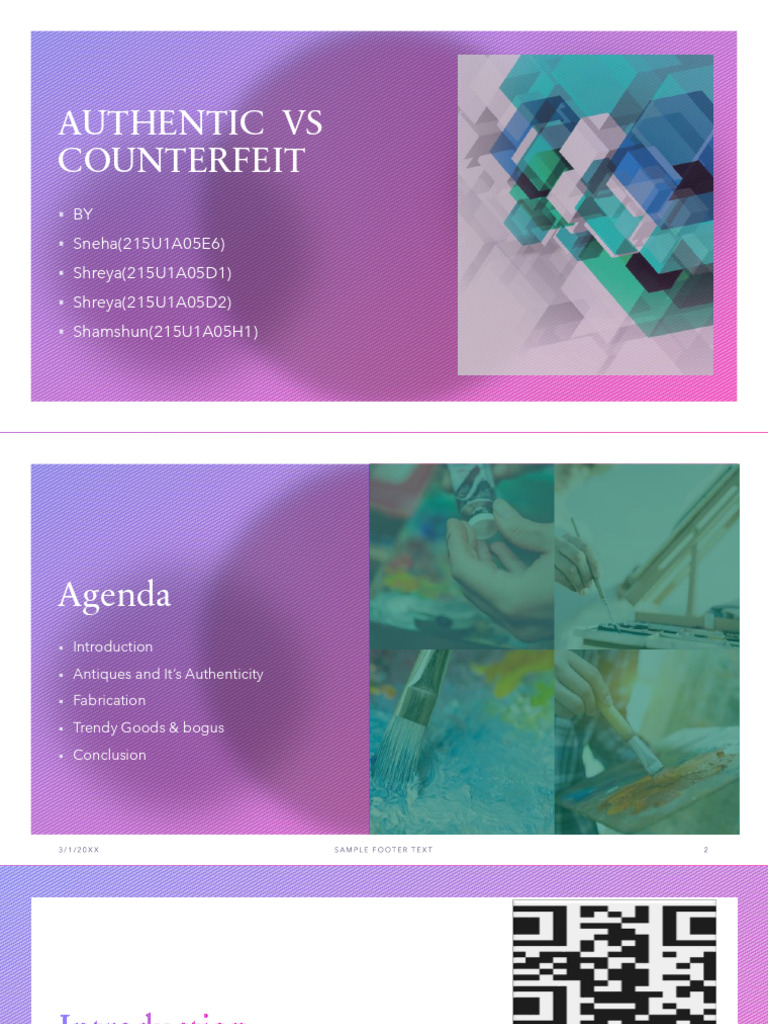 Authenticity vs Counterfeit Guide | PDF