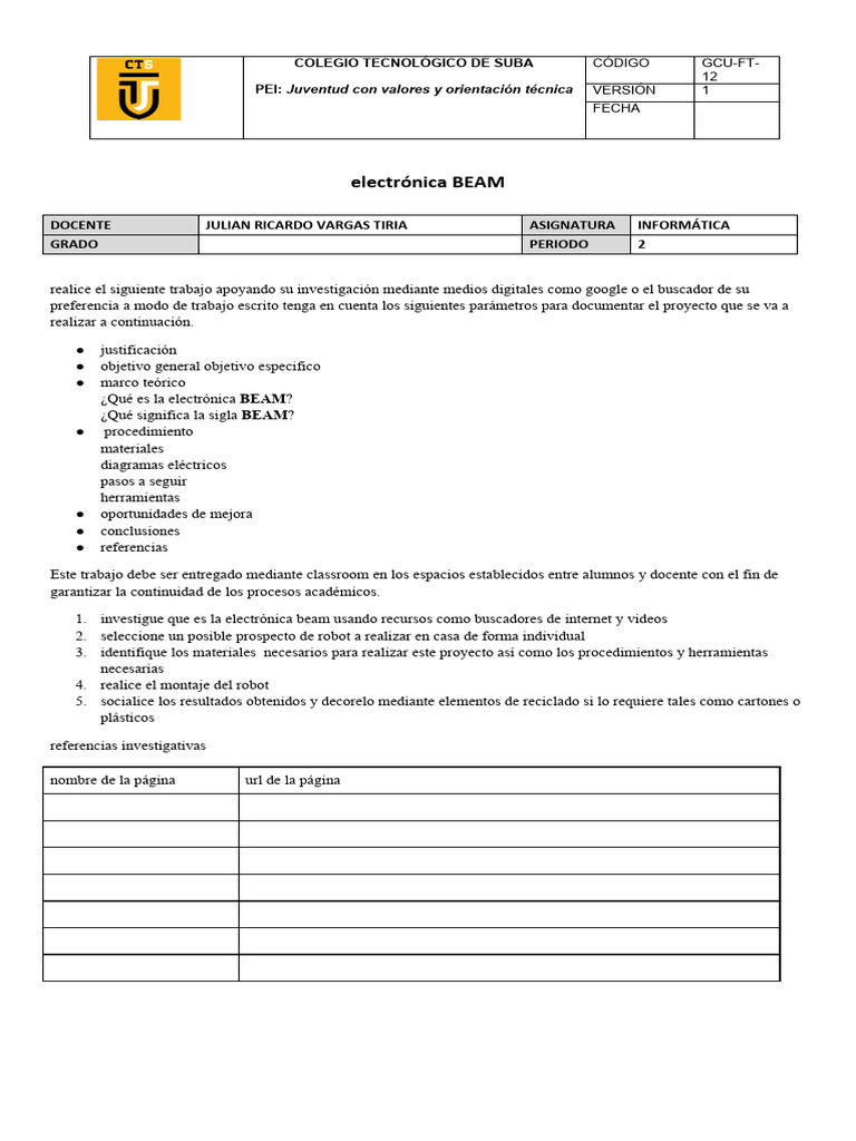 Tarea Informatica | PDF