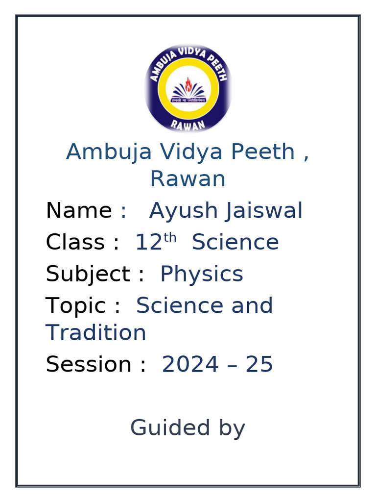 Avp Intro Physics-1 | PDF | Technology & Engineering