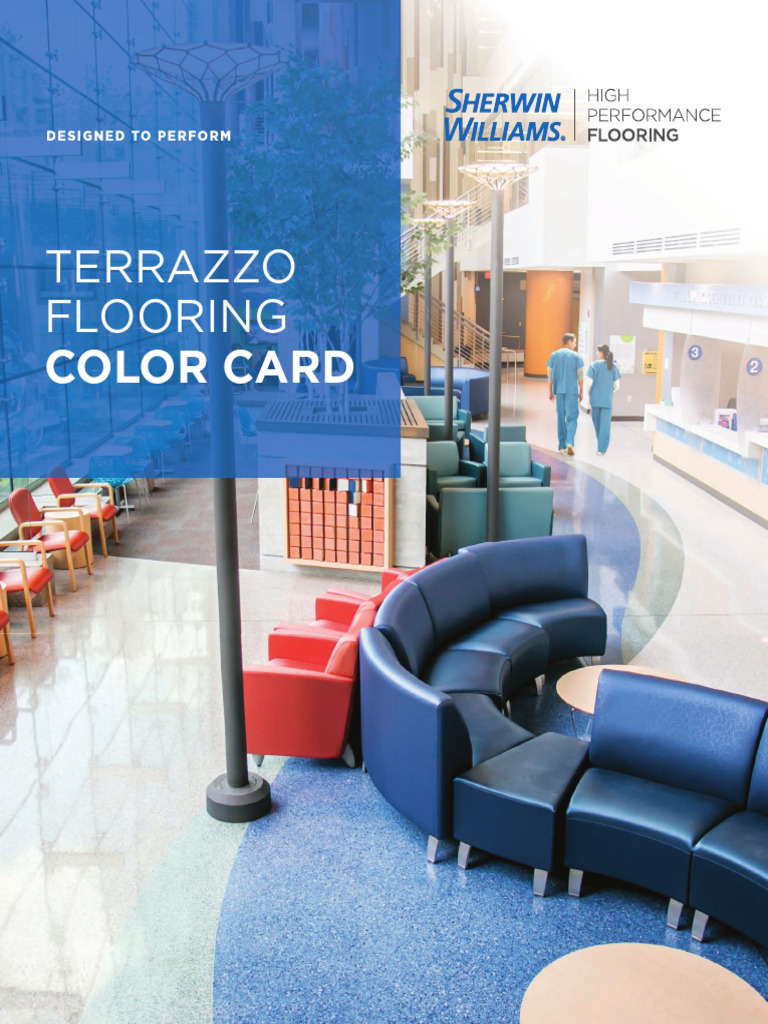 Terrazzo Flooring Color Card Brochure SW | PDF | Flooring