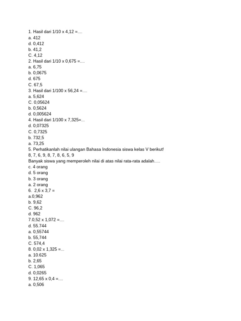 MTK Kelas 5 Kang Uub | PDF | Metode & Bahan Ajar