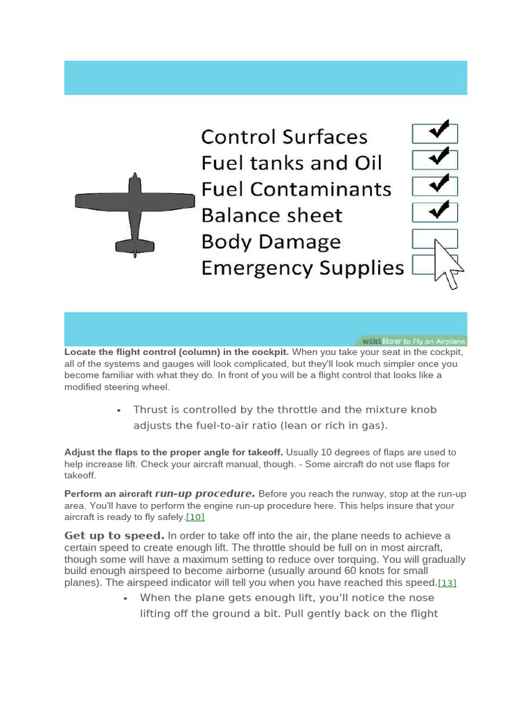 Locate The Flight Control | PDF | Airspeed | Takeoff
