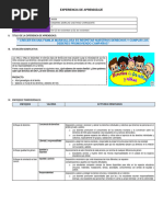 U6 Dosificación de Los Aprendizajes - Pertenezco A Una Familia ...