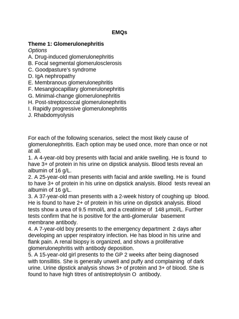 2024 DCM Nephrology Assessment Assignment | PDF | Urinary Tract Infection | Clinical Medicine