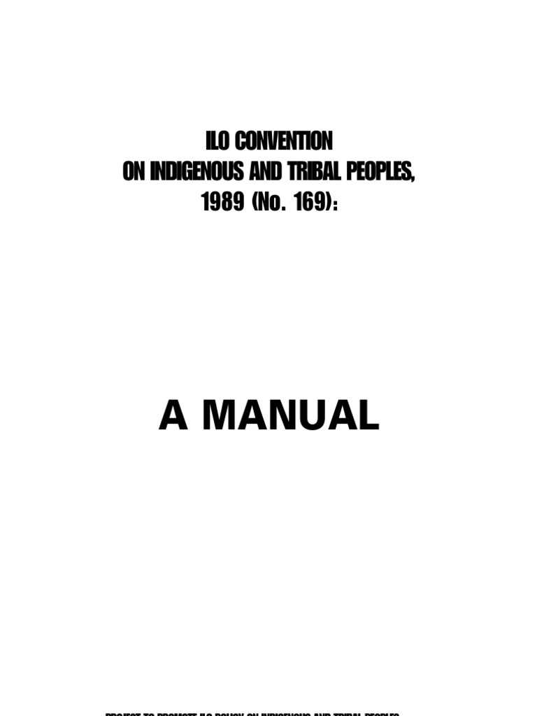 Manual On ILO Convention No. 169 | PDF