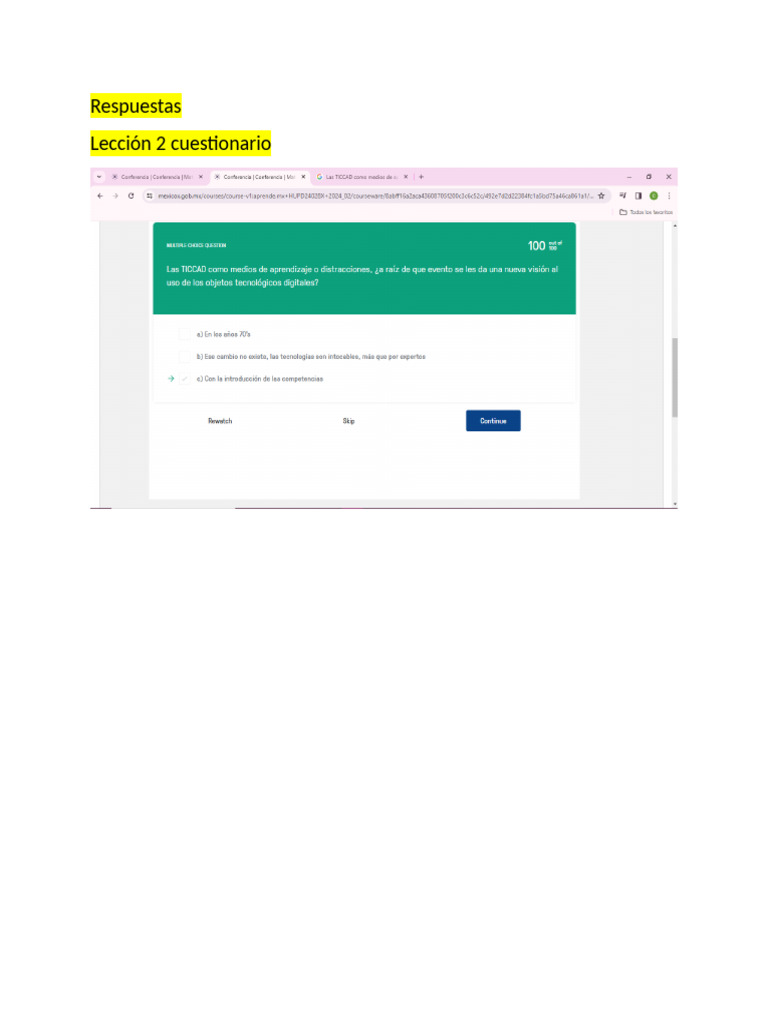 Respuestas | PDF | Diseño instruccional | Diseño