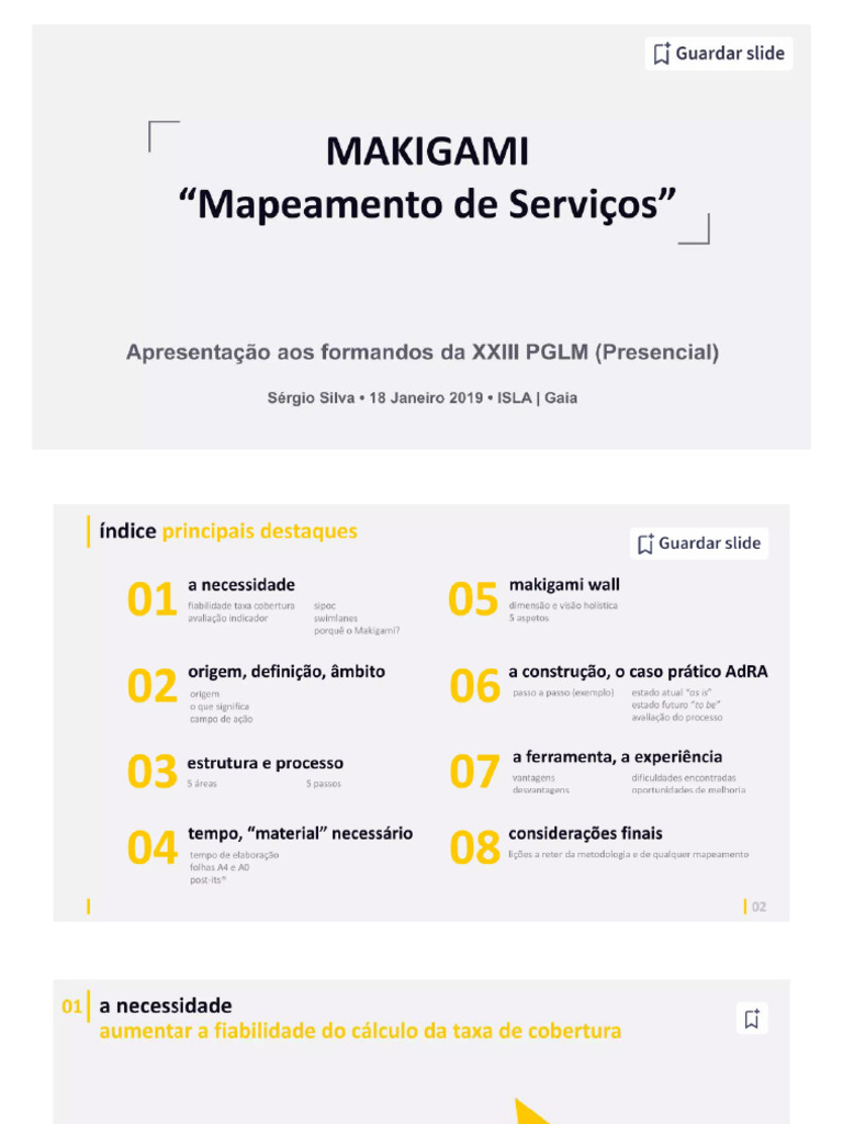 Ferramenta Lean Makigami | PDF
