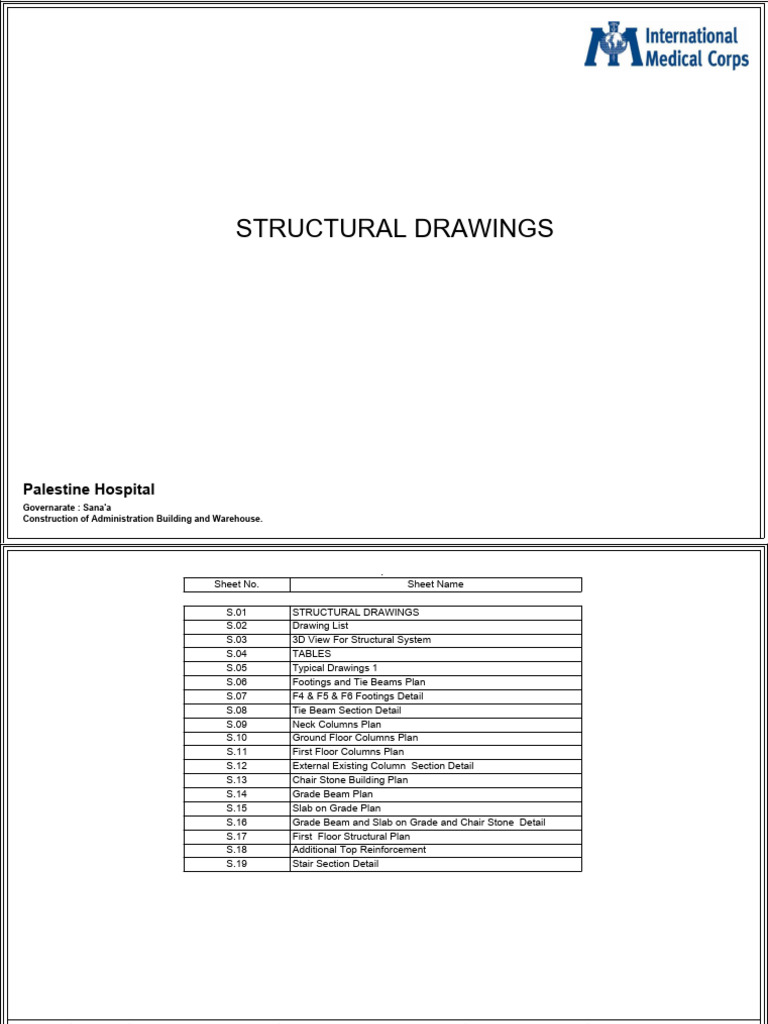 Structural Drawings | PDF | Concrete | Building