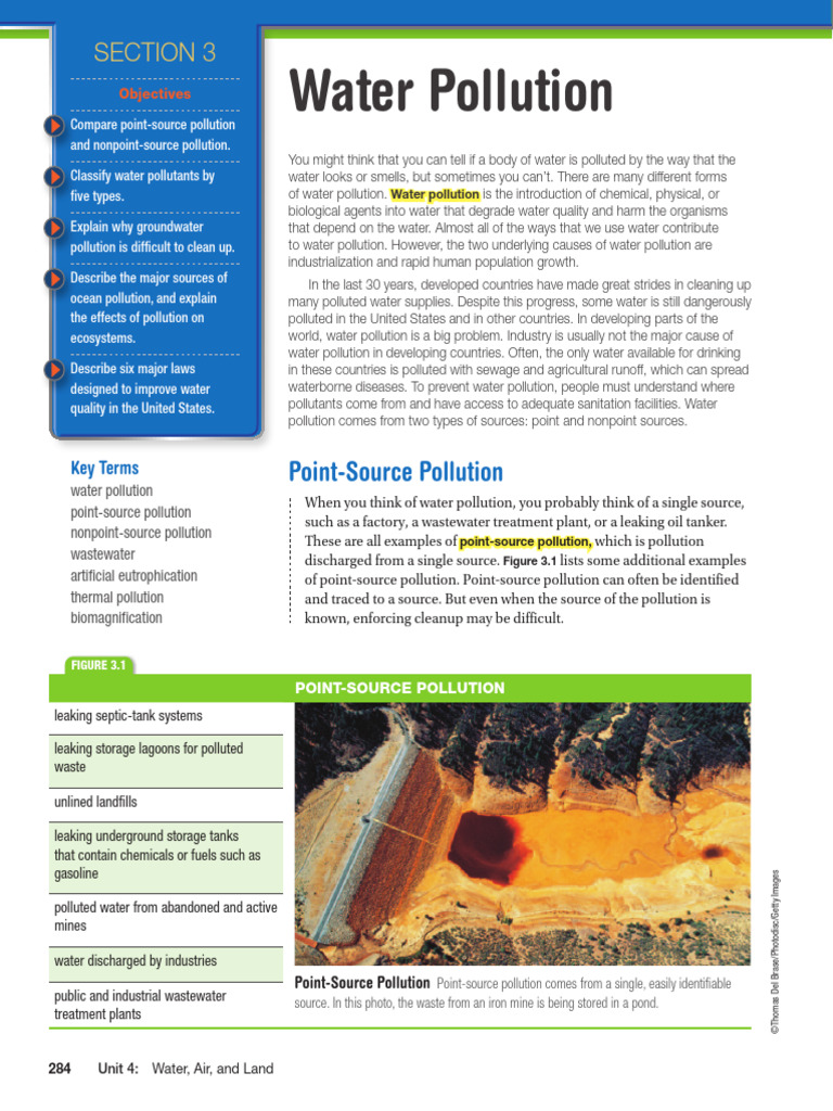 Understanding Water Pollution Sources | PDF | Sewage Treatment | Water ...