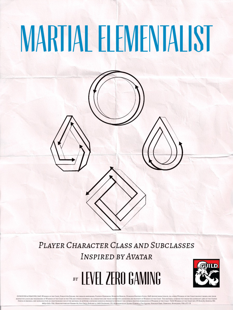Martial Elementalist | PDF | Wizards Of The Coast | Dungeons & Dragons