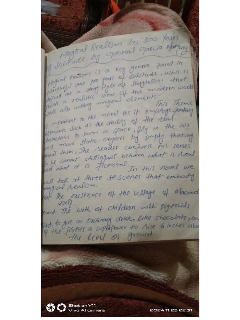 Magical Realism in One Hundred Years of Solitude. | PDF